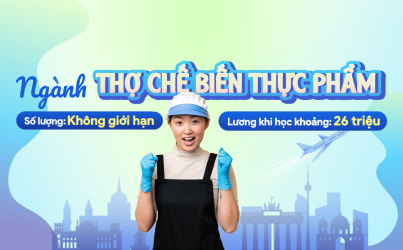 Săn suất trở thành Thợ chế biến thực phẩm tại Đức, miễn học phí, miễn ...